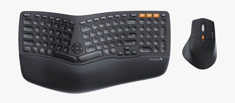 ProtoArc EKM01 Advanced Ergonomic Keyboard & Mouse Combo Review - Pain ...