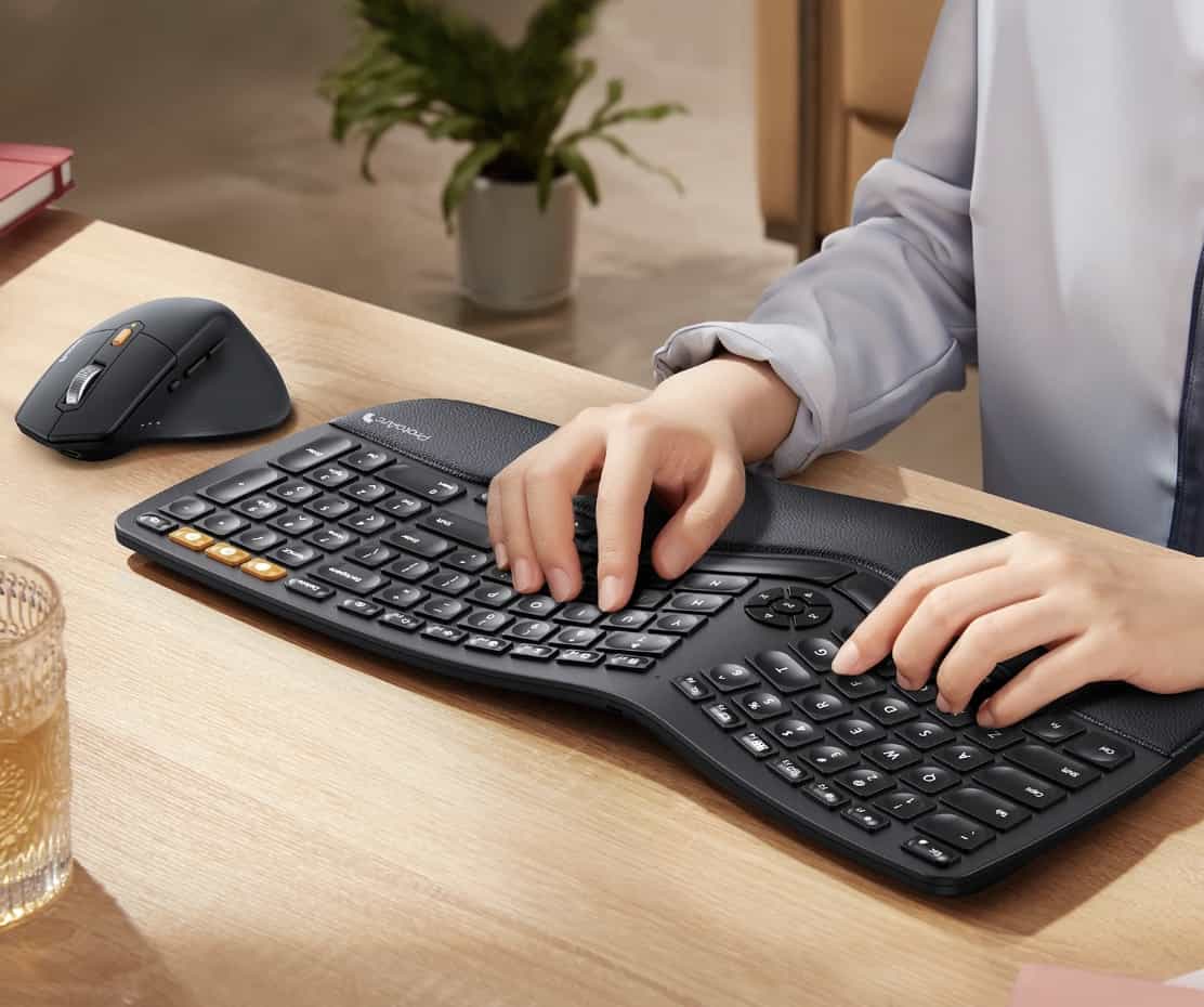 ProtoArc EKM01 Advanced Ergonomic Keyboard & Mouse Combo Review - Pain ...