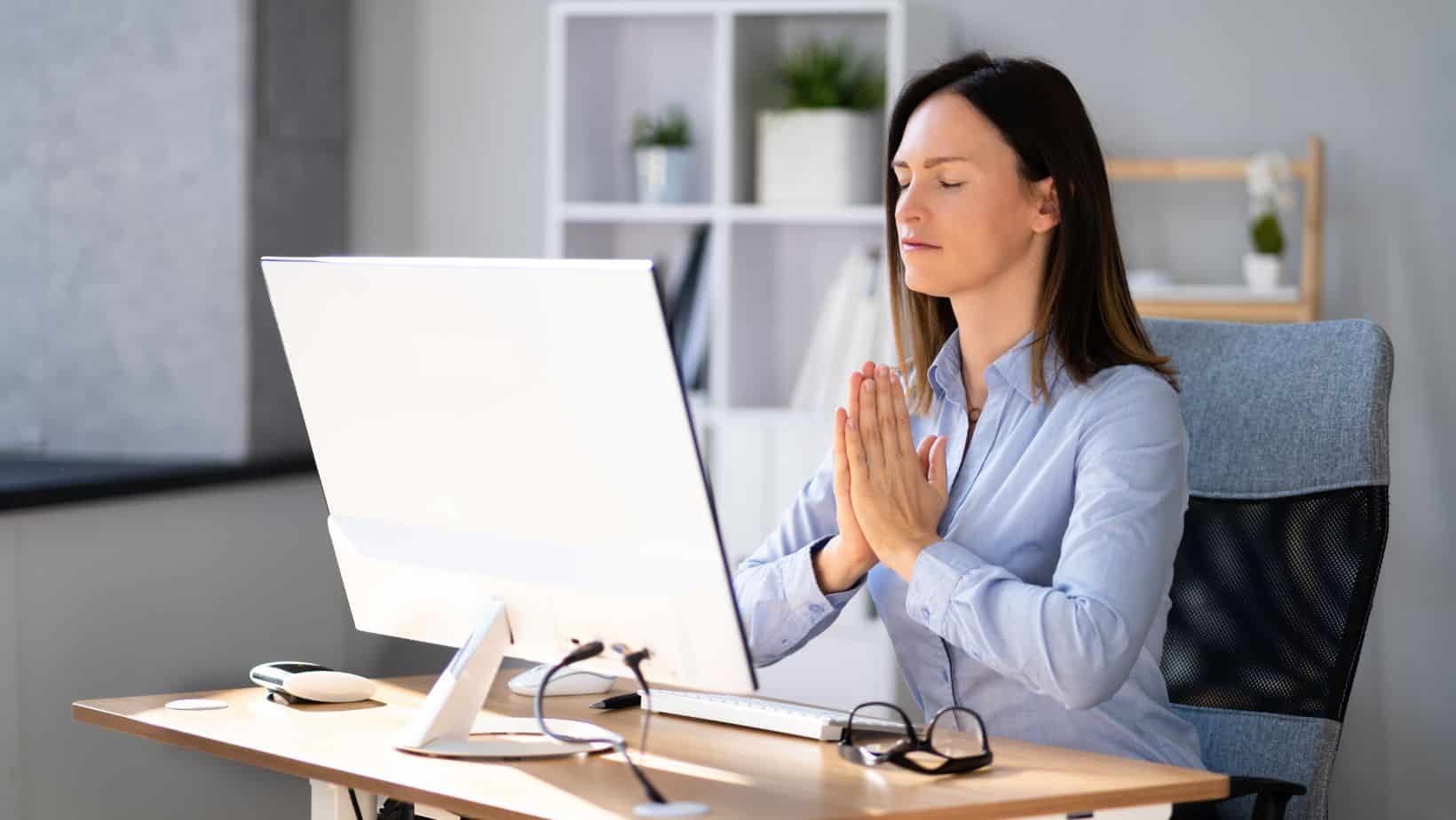 12 Office Chair Yoga Poses for Better Balance - Pain Free Working